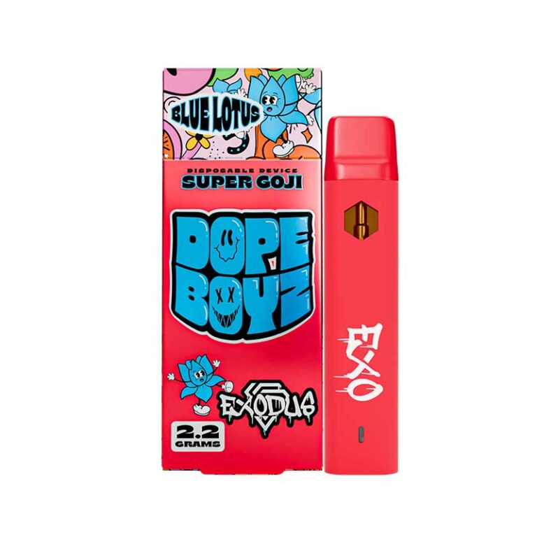Exodus Dope Boyz Blue Lotus Disposable | Super Goji - 2.2g - Lord Vaper ...