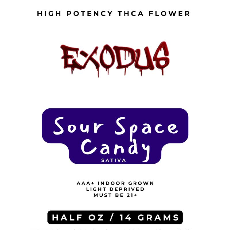 Exodus THCa Flower | Sour Space Candy - Lord Vaper Pens
