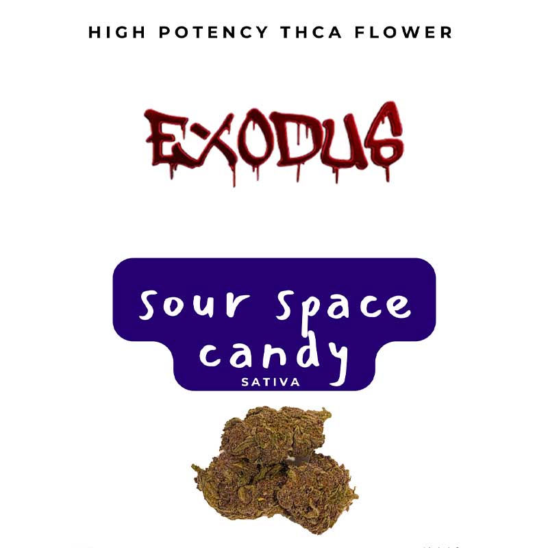 Exodus THCa Flower | Sour Space Candy - Lord Vaper Pens